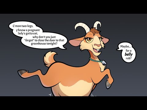 Gravid Goat's Gambit/Goats will eat anything I tell ya - YouTube