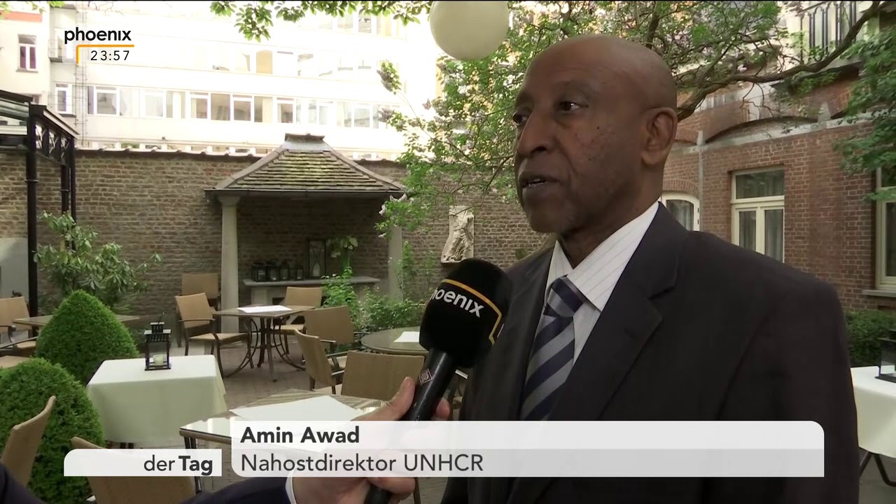 Amin Awad zur Situation der Flüchtlinge in Syrien am 24.04.18 - YouTube