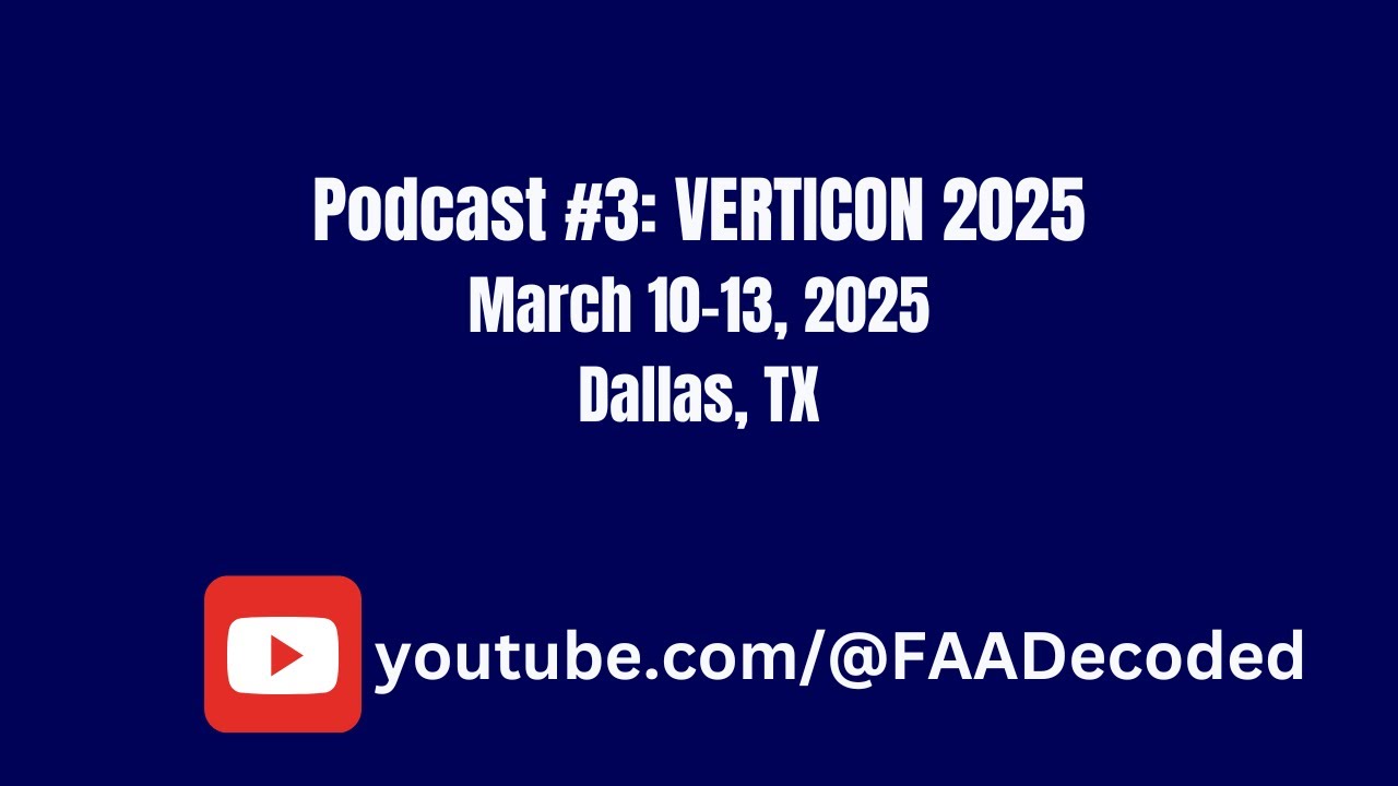 VERTICON 2025: Vertical Aviation Conference & Trade Show - YouTube