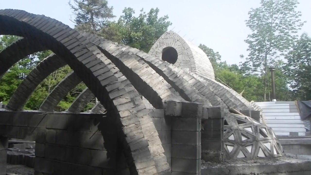 Arch Masonry Roofing from Spherical Block - YouTube