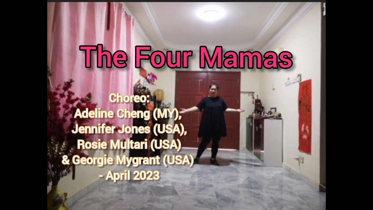 The Four Mamas - Line Dance - YouTube