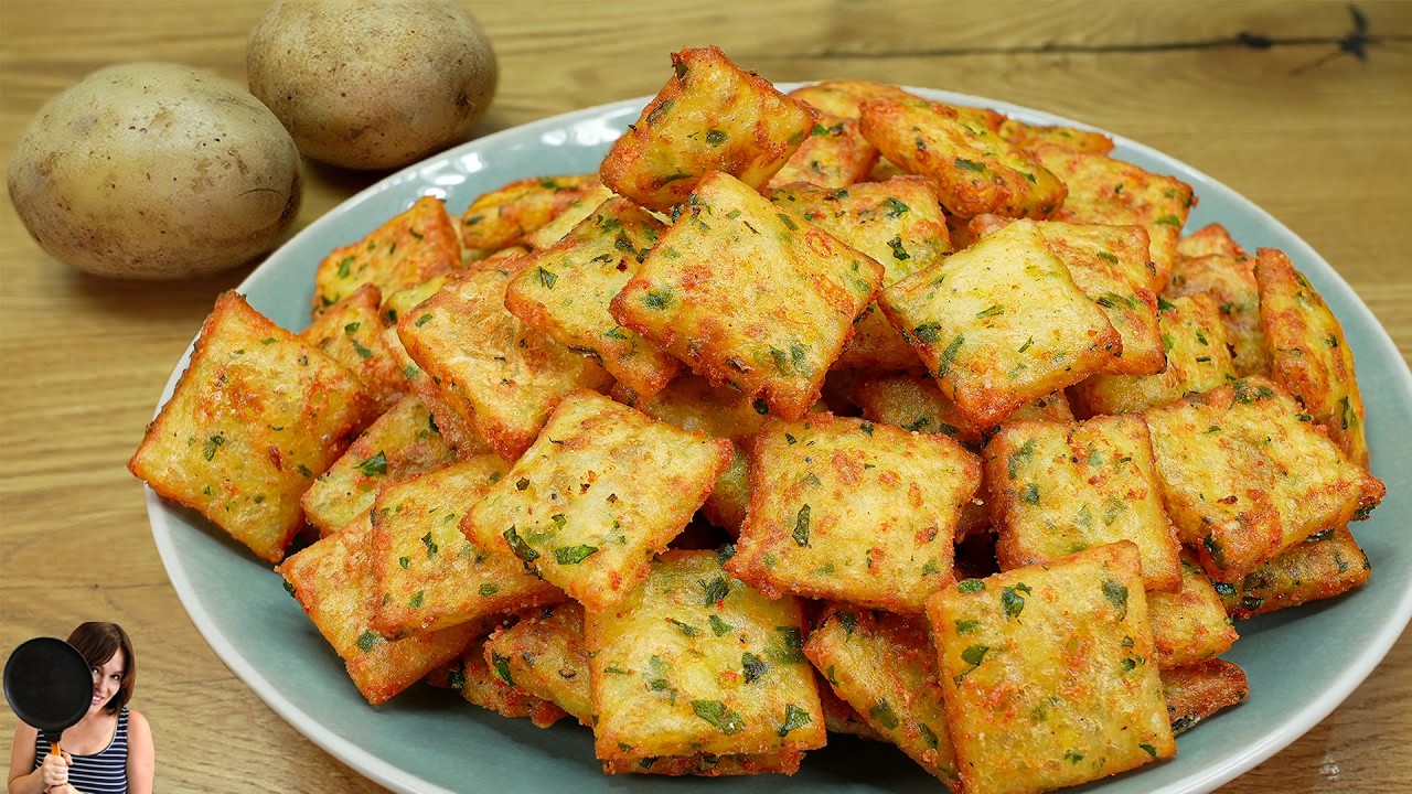 3 knusprige Kartoffelrezepte. Macht süchtig! Aus einfachen Zutaten. Ist leckerer als Pommes ...