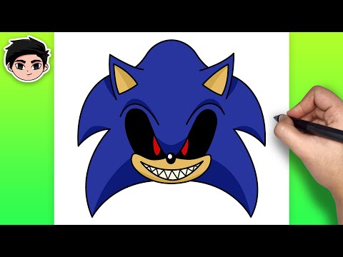 How to Draw Sonic EXE | Easy Step-by-Step