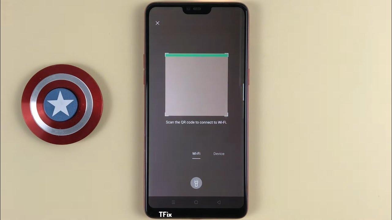 How to scan QR code to connect to Wifi on OPPO F7 Android 10 - YouTube