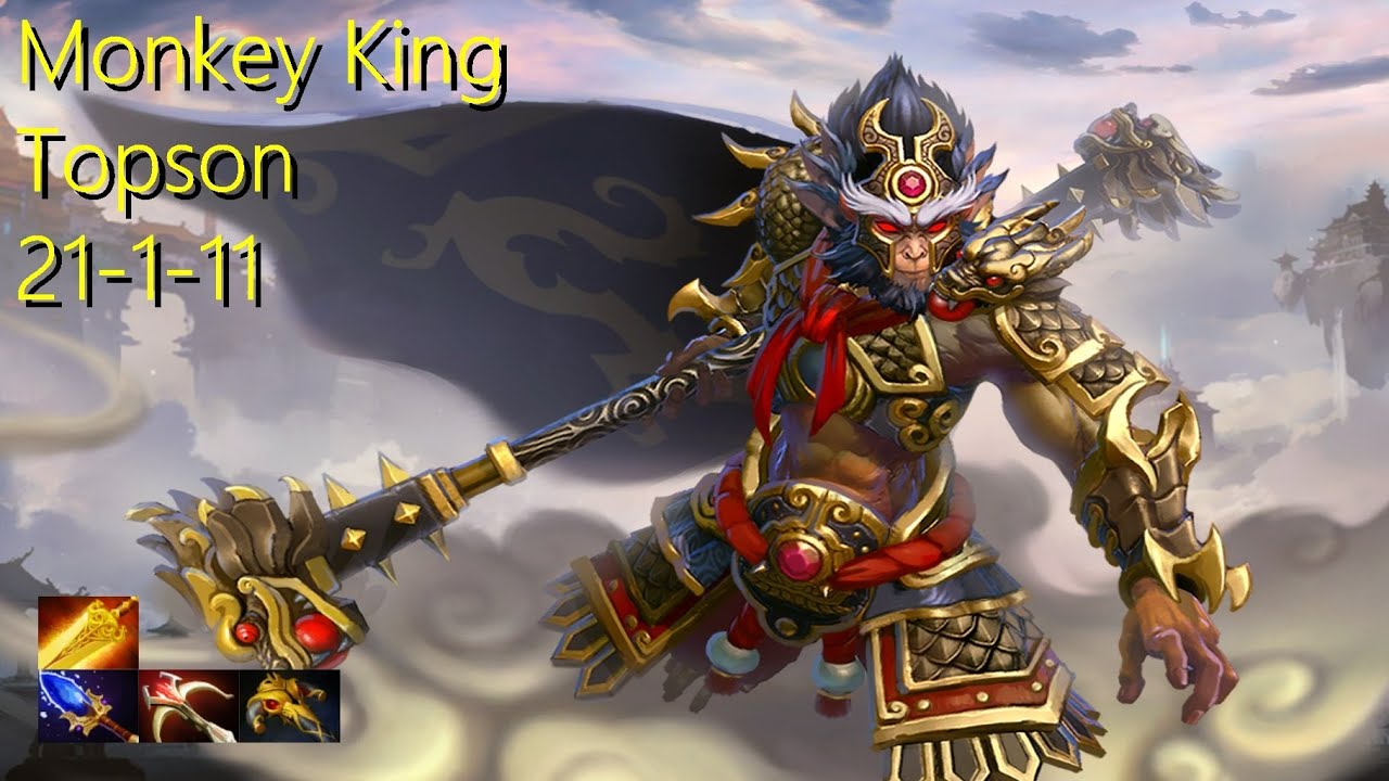 Dota2 High MMR Monkey King Topson 21-1-11 - YouTube