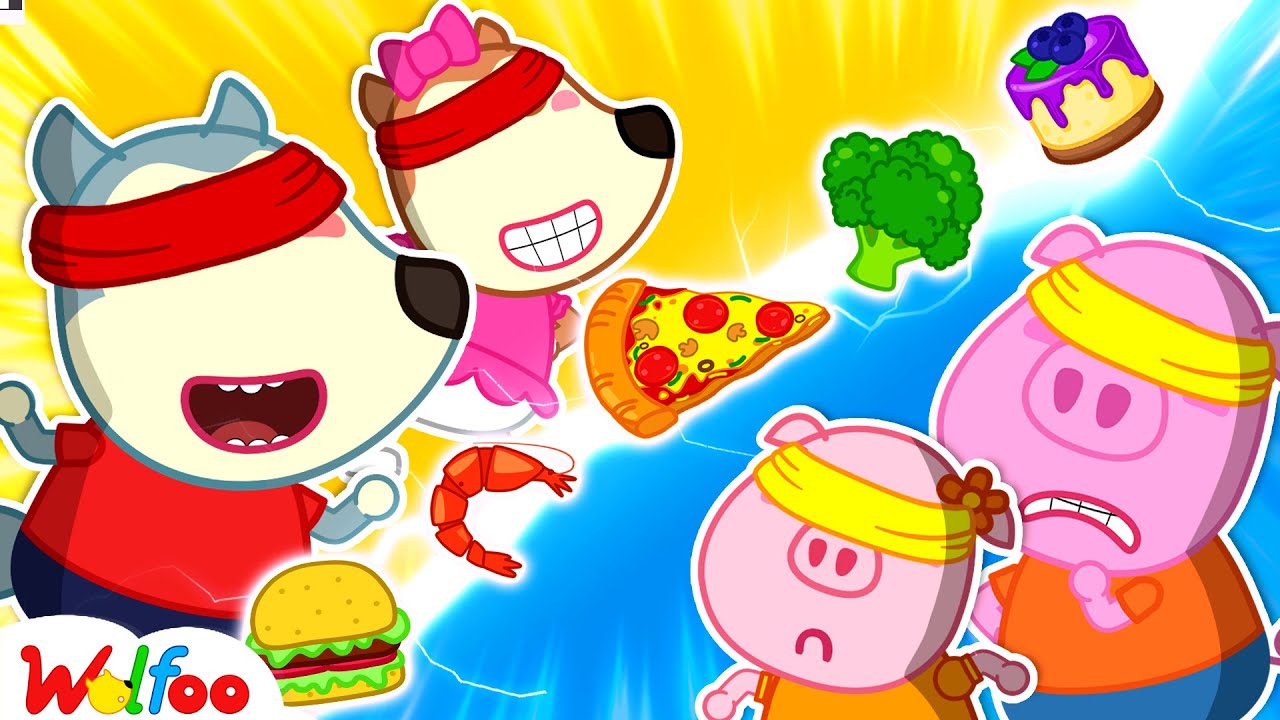 Wolfoo Plays Don't Choose the Wrong Mystery Food or Drink Challenge for ...