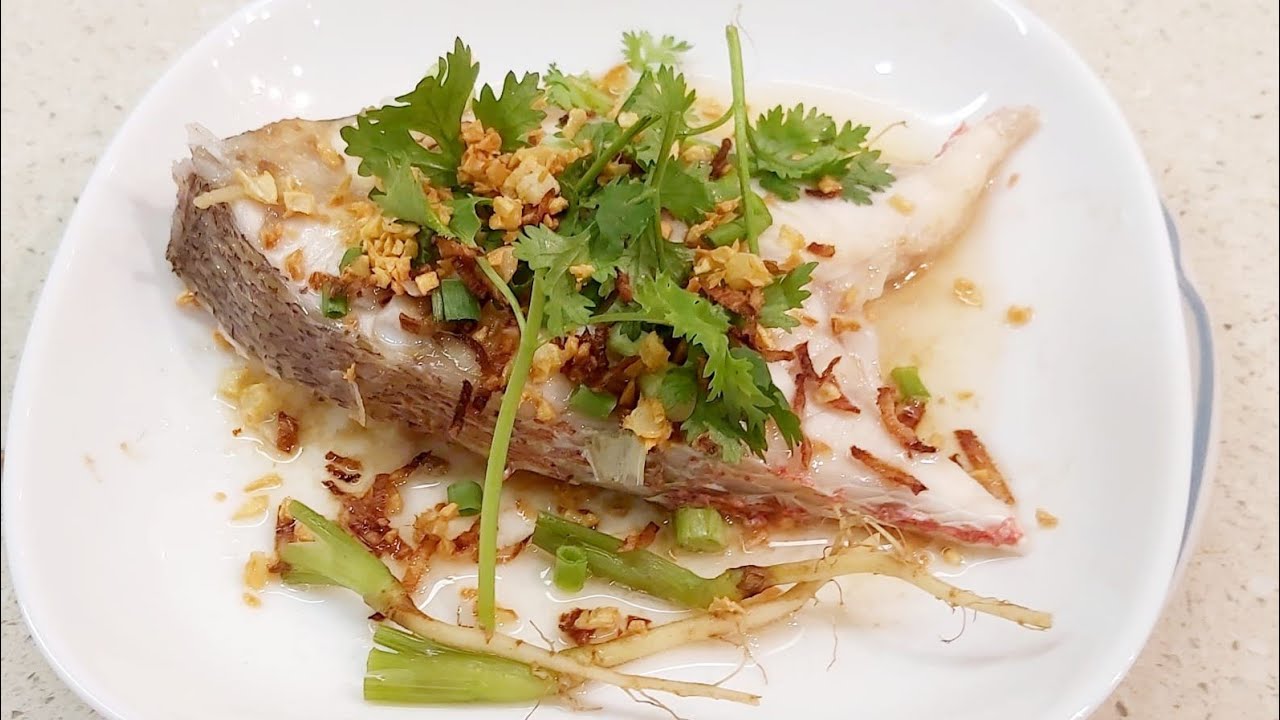 Steam Red Snapper Fish with Preserved Soya Bean Sauce// Healthy Recipe ...