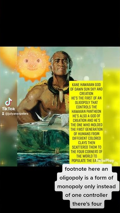 Kane Hawaiian god of the dawn the sky the sun and creation - YouTube