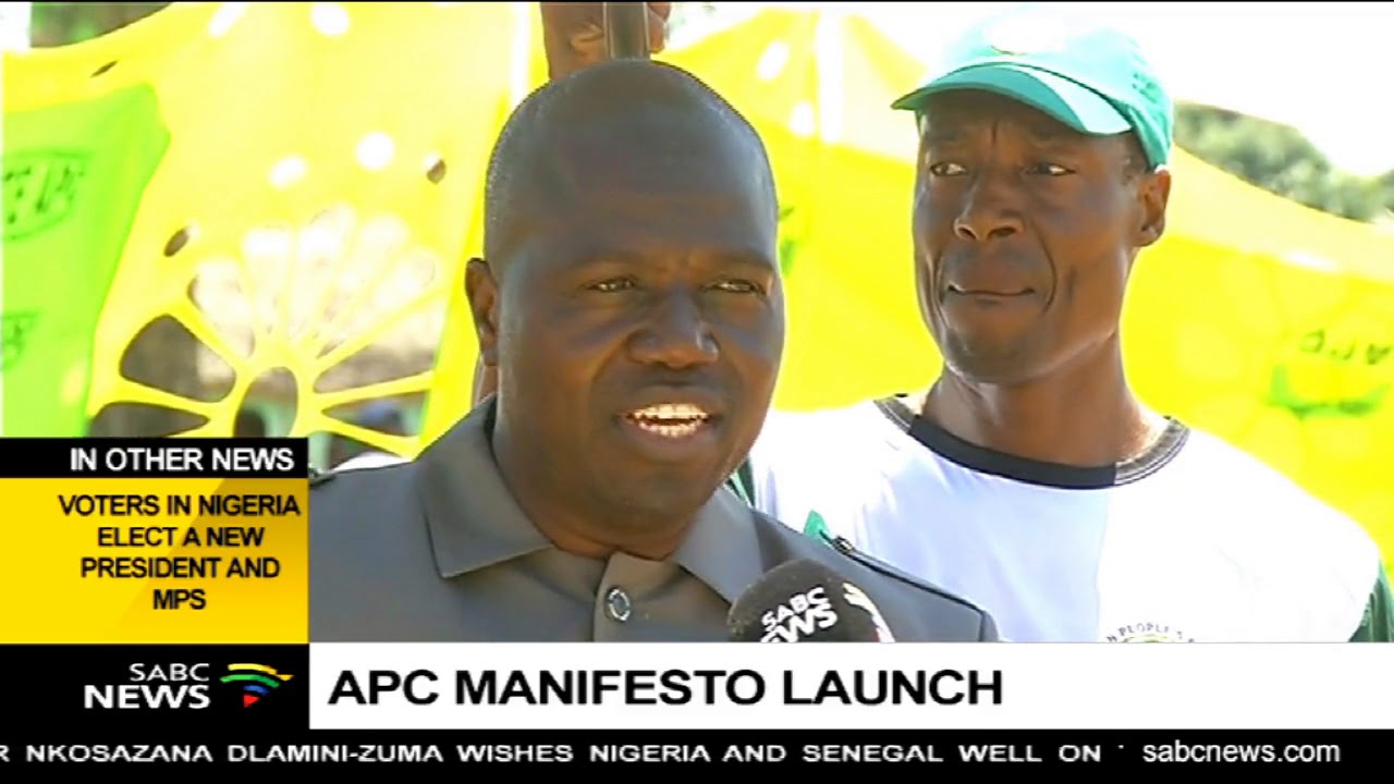 Themba Godi says APC party will improve the provision of basic services ...