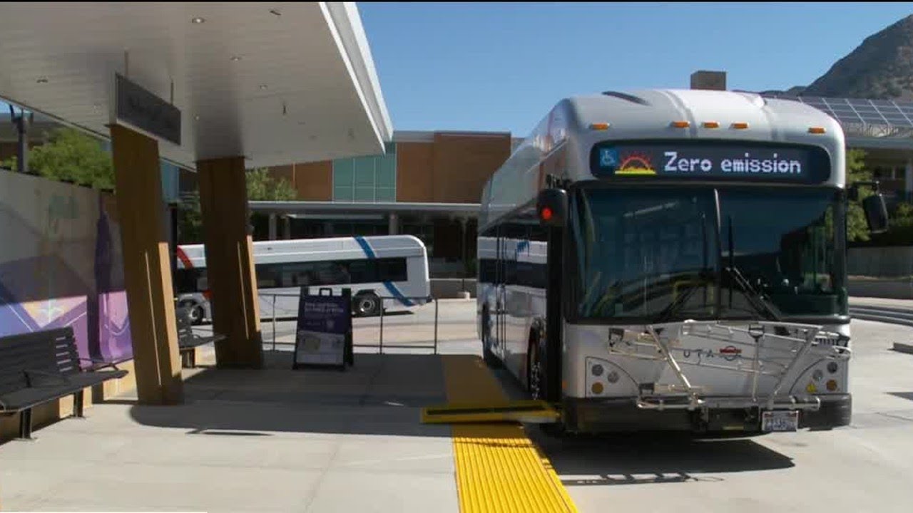 Wildcat Shuttle electric bus system opens at Weber State - YouTube