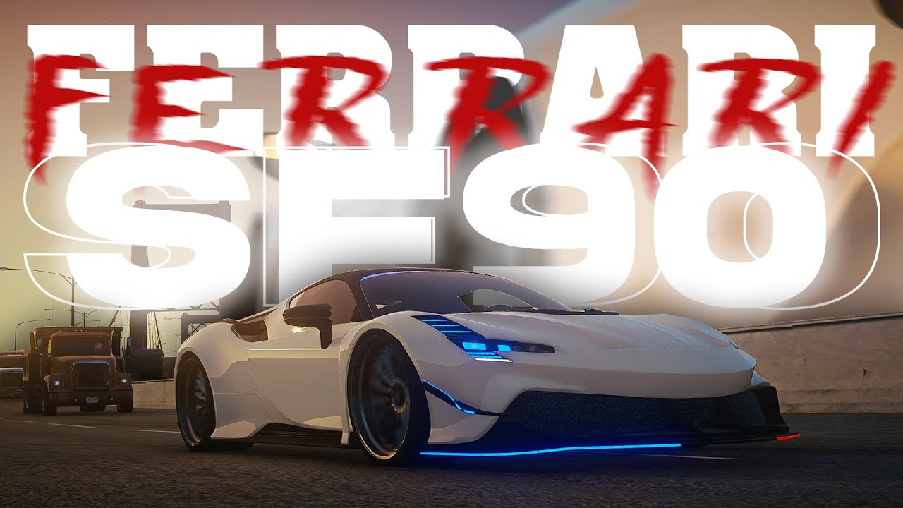 Police Ferrari SF90 Widebody | FiveM | Debadged Vehicle - YouTube