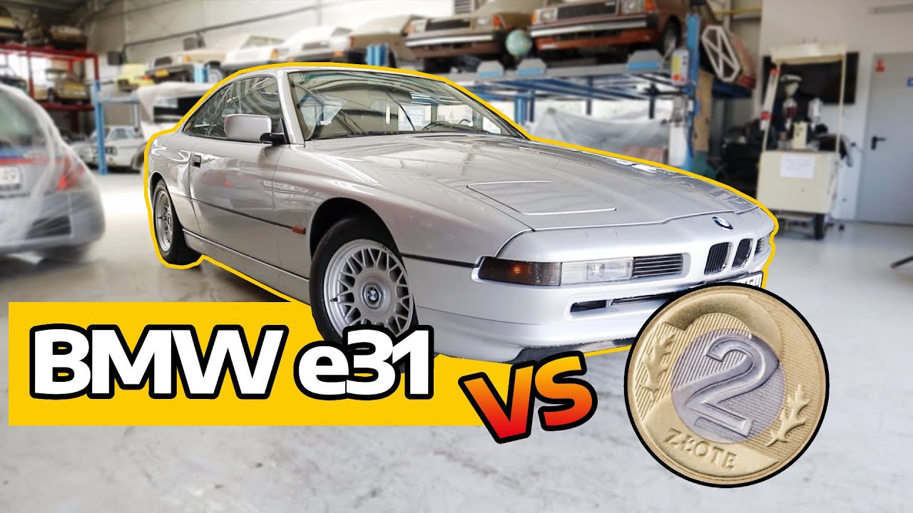 BMW Seria 8 e31 pierwsze odpalenie po trzech latach postoju. - YouTube