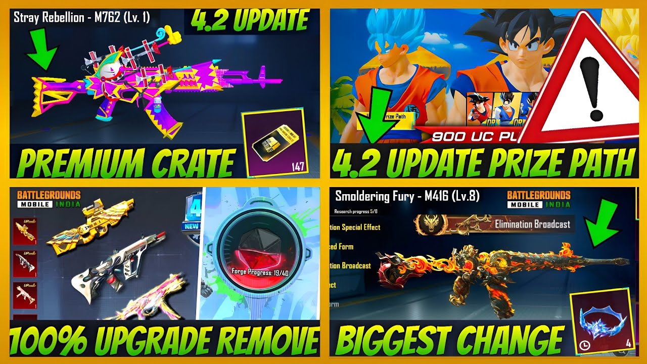 100% M762 Upgradable Gun Premium Crate | BGMI Next Mythic Forge Changes ...