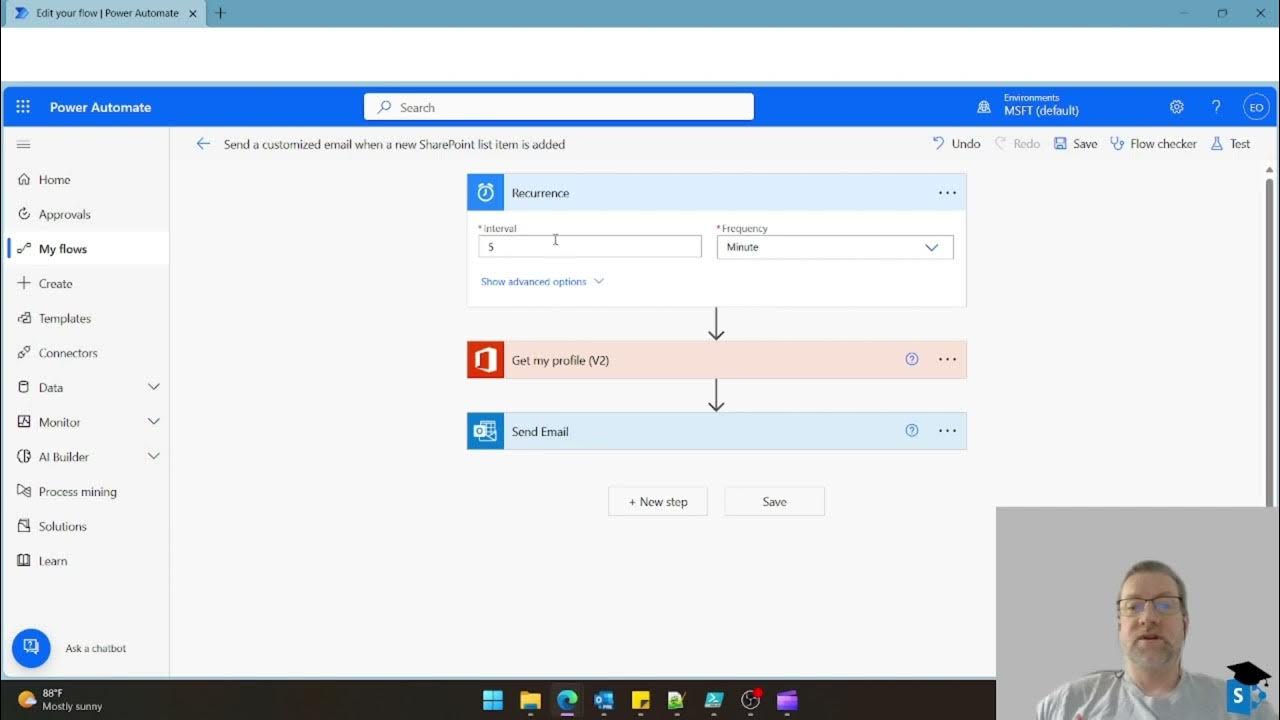 Recurring SharePoint list flow - YouTube