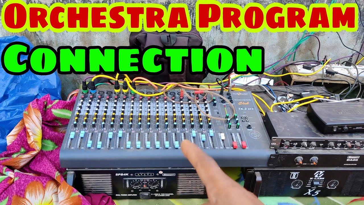 Orchestra Program Full Dj Setup Connection And Full Details 🤔 Dj Rock ...