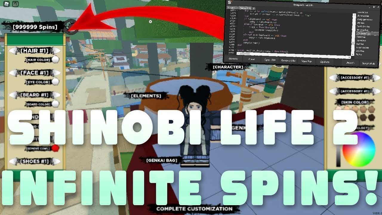 Shinobi Life 2 BEST Infinite Spin LINK IN DESCRIPTION - YouTube
