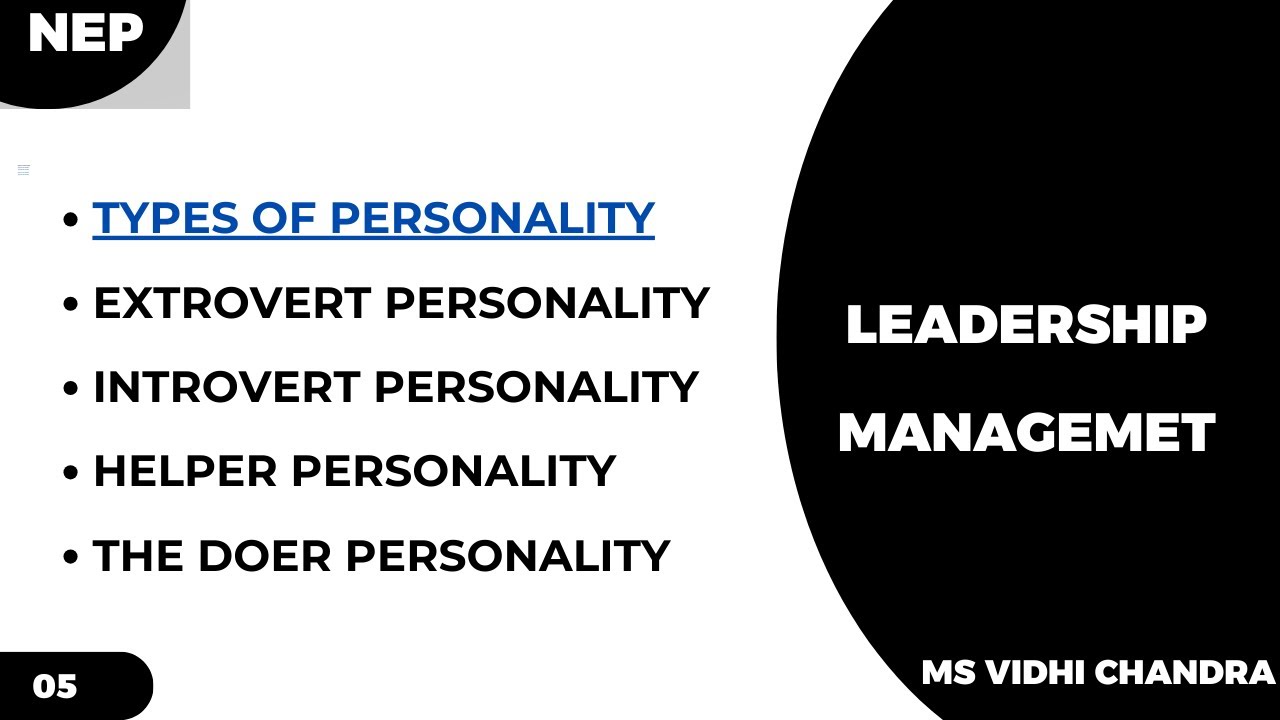 Extrovert & Introvert Personality | Helper & The Doer personality | NSS ...