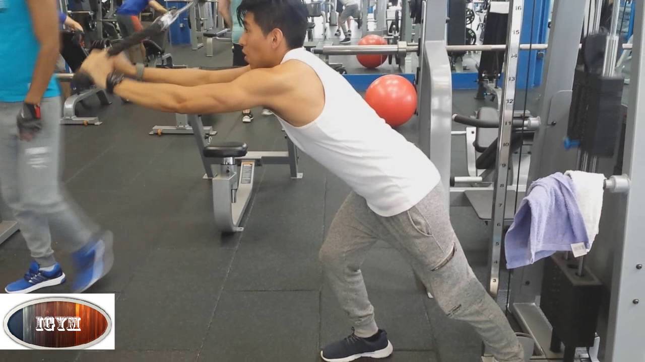 triceps inverso polea - YouTube