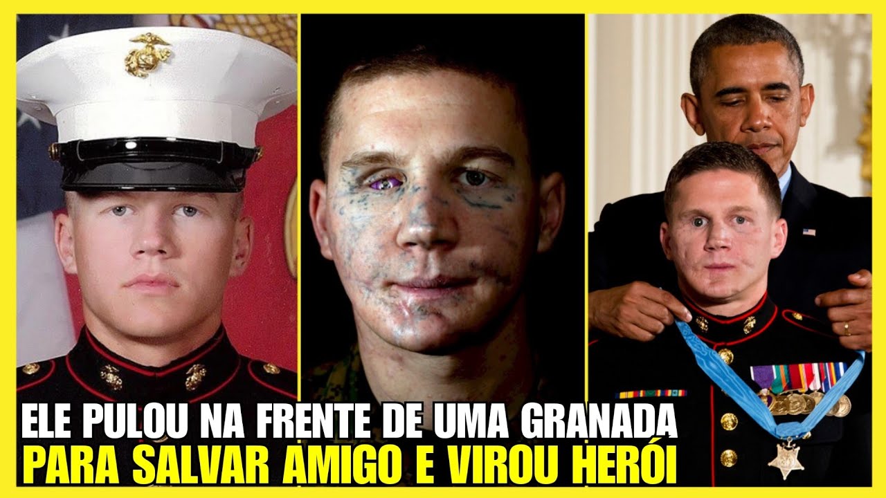 Esse SOLDADO se jogou na frente de de uma granada para SALVAR a VIDA de ...