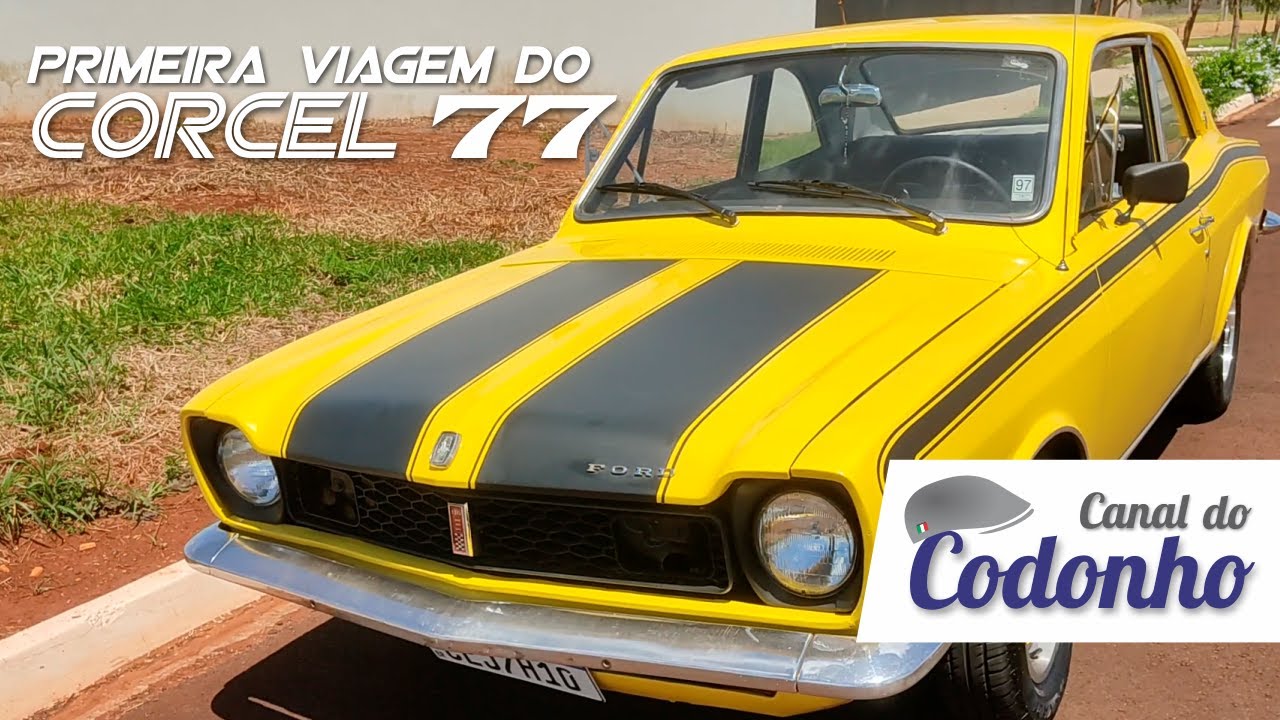 Primeira viagem do Corcel 77 - YouTube