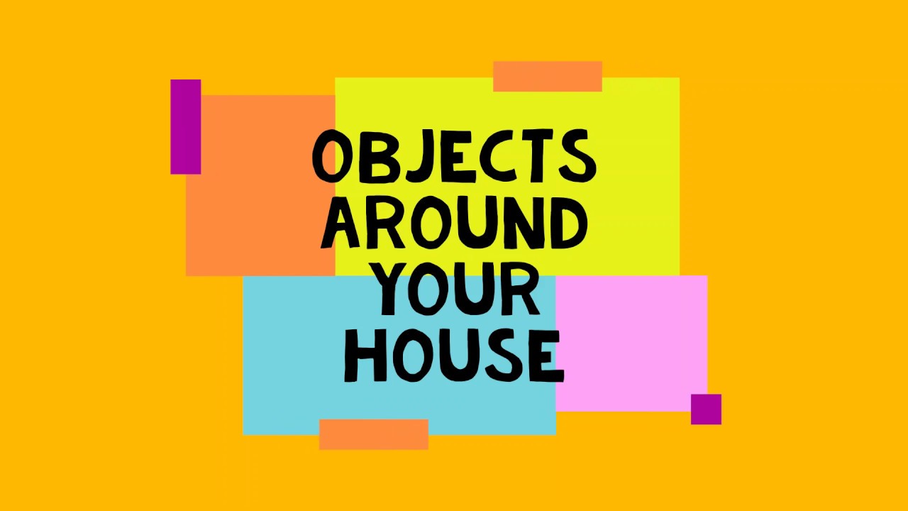 Objects around the house - YouTube