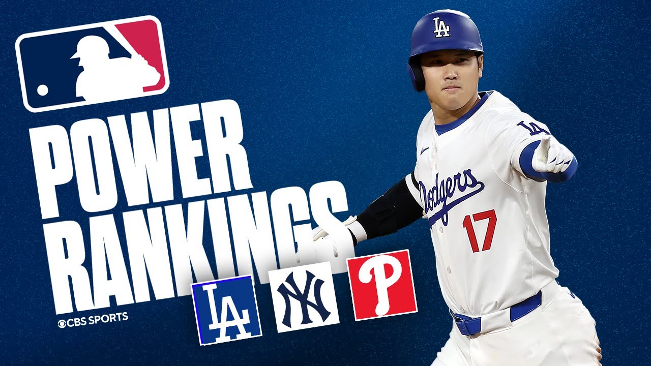 LATEST MLB Power rankings: Dodgers Back on TOP | CBS Sports - YouTube