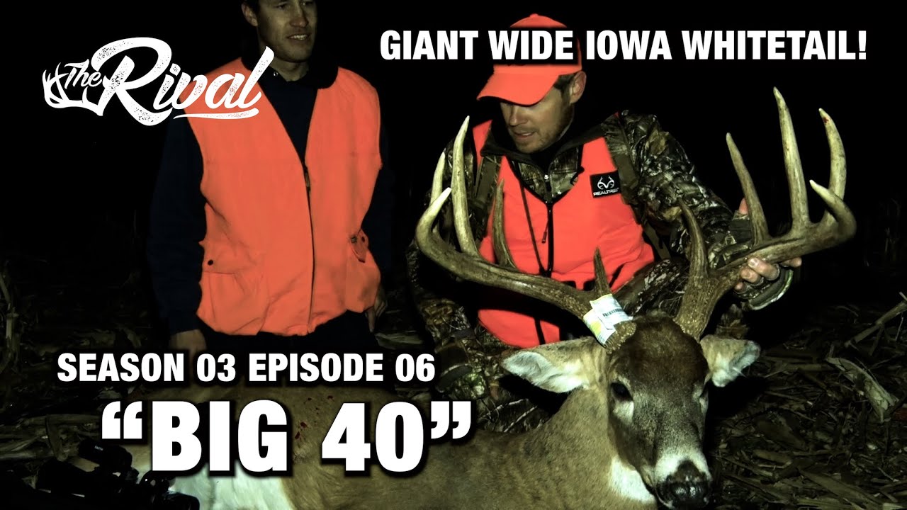 IOWA GUN HUNT / WIDE GIANT BUCK / LATE SEASON IOWA/ GIANT BUCK SHOT ON ...