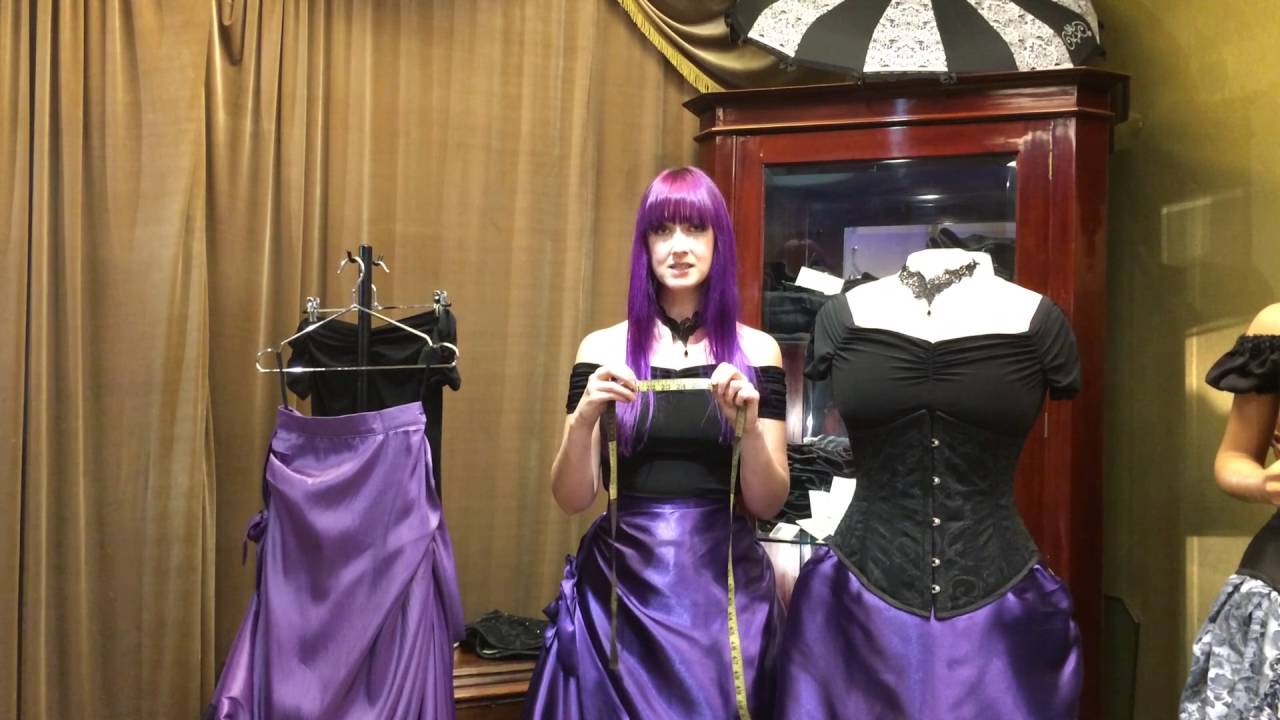 How To Measure Your Waist to work out your base corset size - YouTube