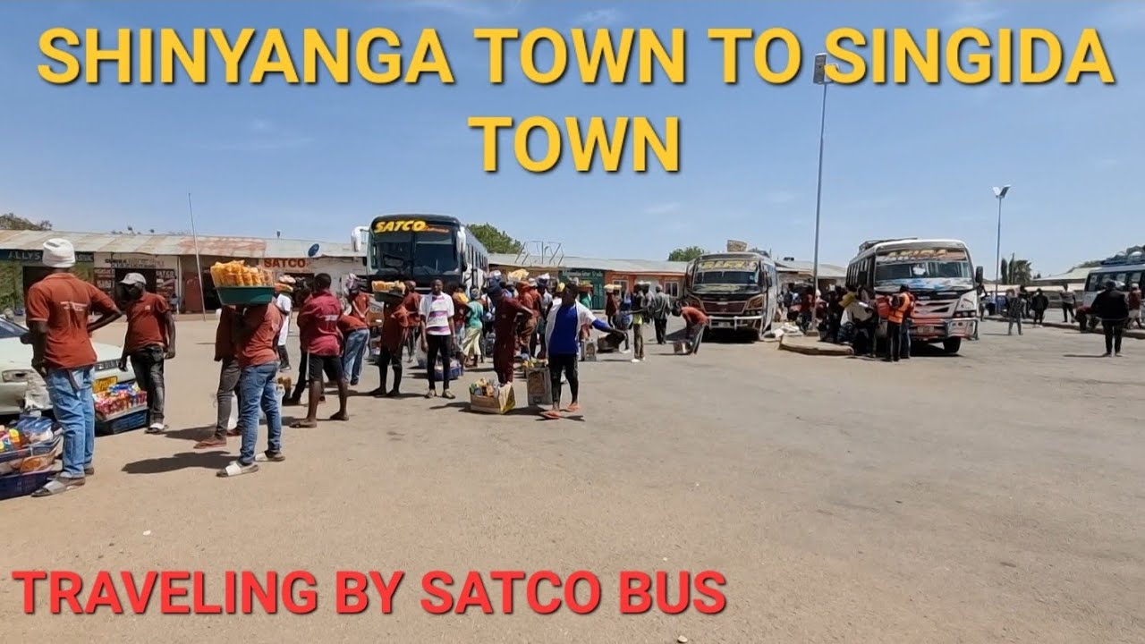 Travelling from Shinyanga to Singida by Bus | Tanzania - YouTube