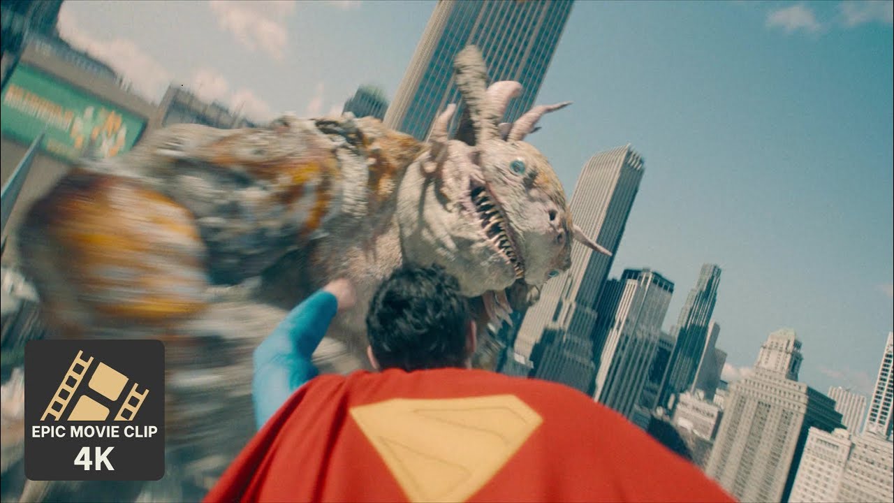 Superman vs Giant Kaiju Monster | Superman (2025) [4K] - YouTube
