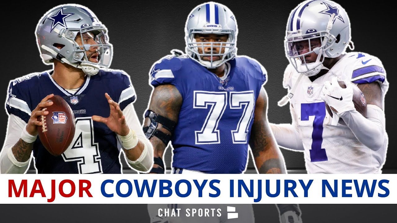 Cowboys Injury News On Tyron Smith, Trevon Diggs, Dak Prescott, Michael ...