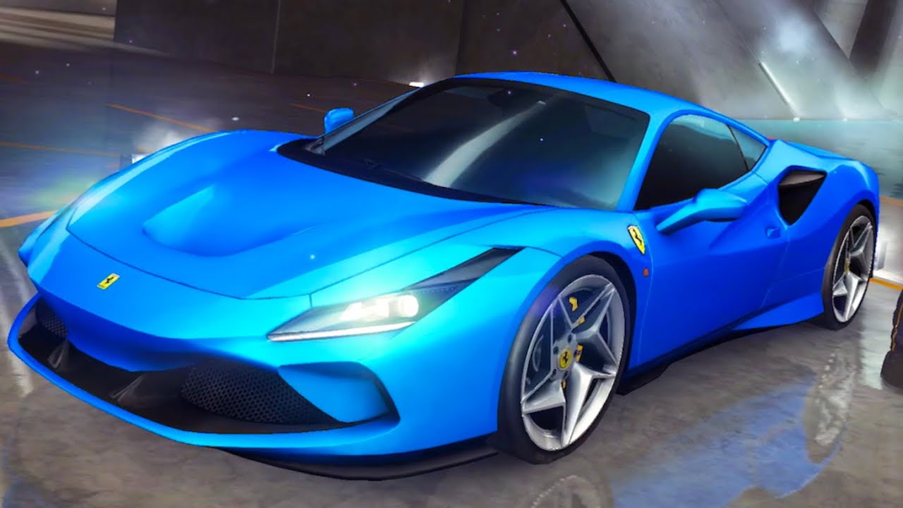 Asphalt 8, Ferrari F8 Tributo, The Most Beautiful BLUE? 360 View Video ...