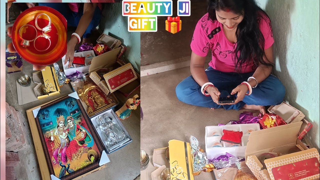 Beauty ji Sona Chandi ka uphar Mila hai marriage anniversary par gift 🎁 ...