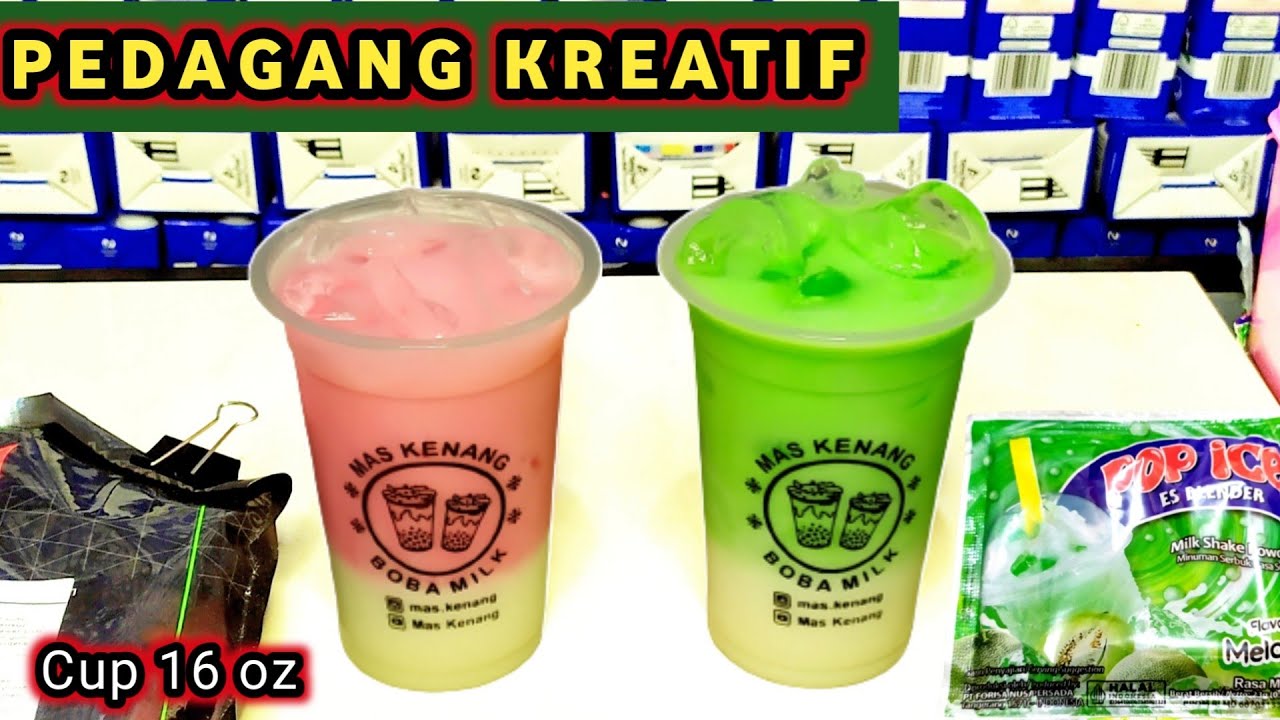 Milk series, resep minuman kekinian untuk di jual - YouTube