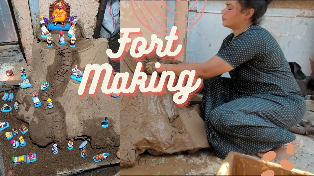 Making Diwali Fort// Diwali fort// amazing fort making - YouTube