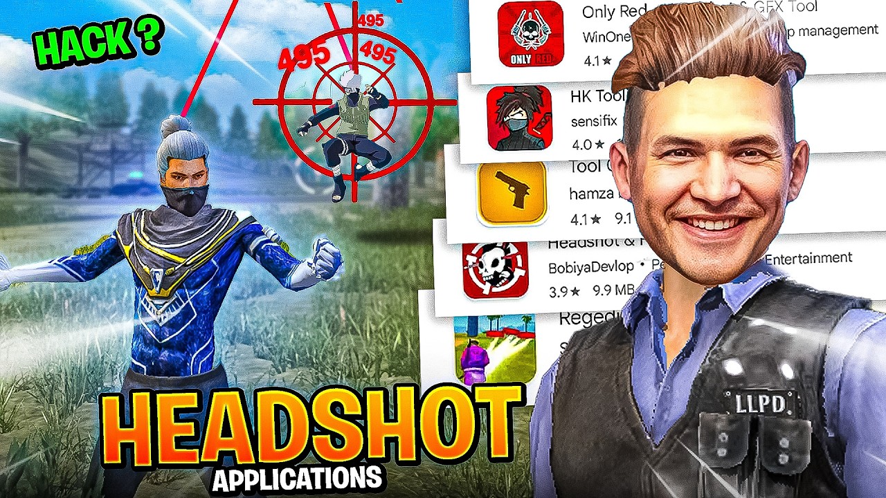 I Tried Free Fire Headshot Panel Apps from Play Store !! - YouTube