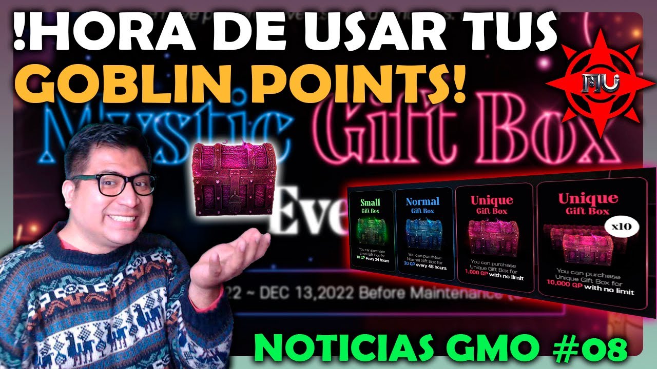 EVENTO DE LA SEMANA: MYSTIC GIFT BOX 📦 | Noticias GMO N°08 | Mu Online ...