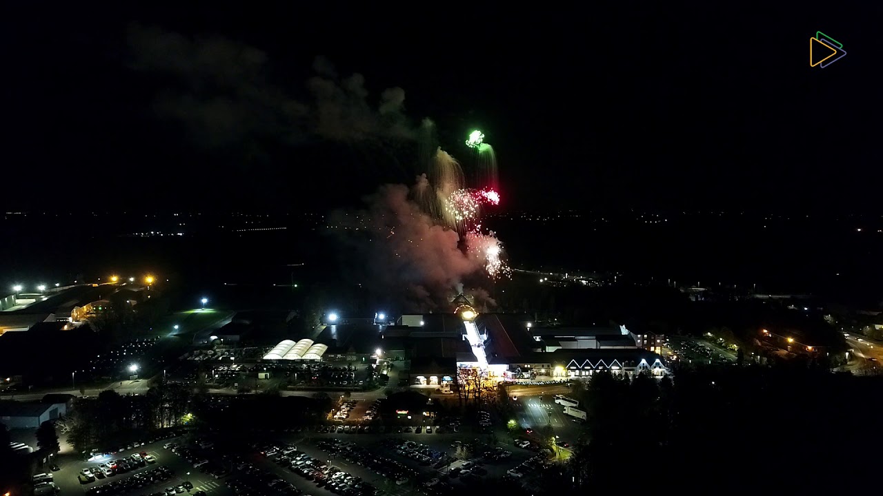 Springfields Outlet Spalding - Fireworks - YouTube