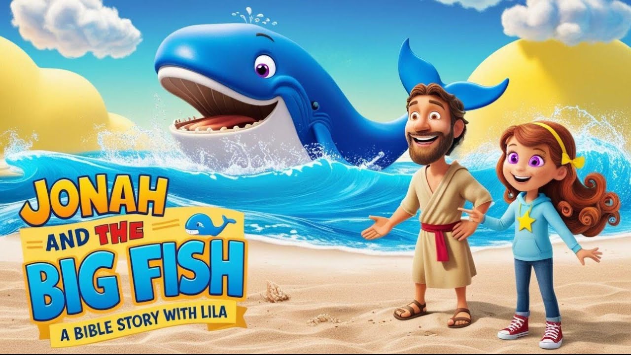 🌈Jonah and the Big Fish with Lila | Bible Story Series | English Story ...