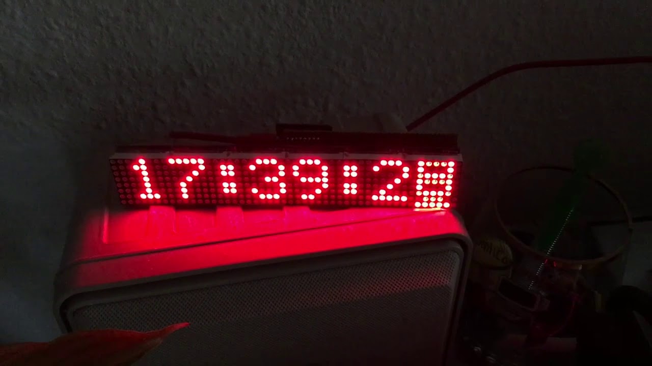 Matrix Clock - YouTube