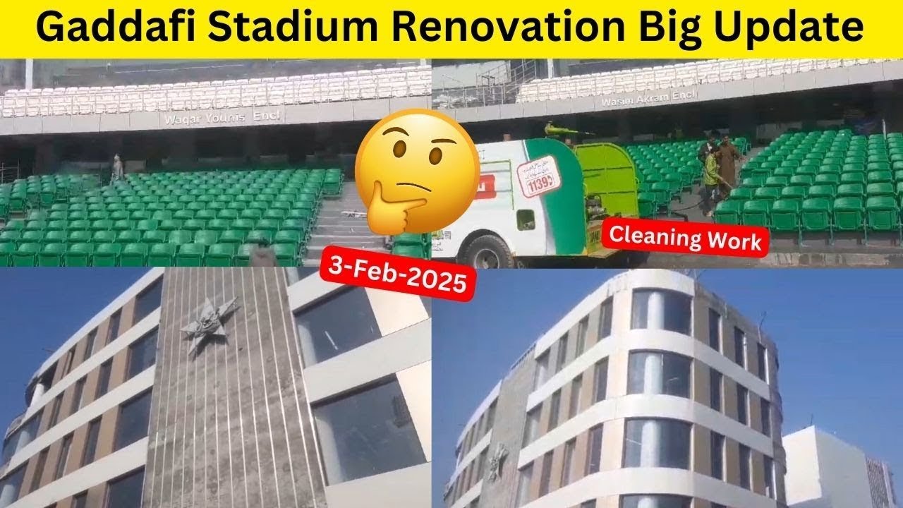 Gaddafi Stadium Lahore Renovation / Gaddafi Stadium Latest Update ...