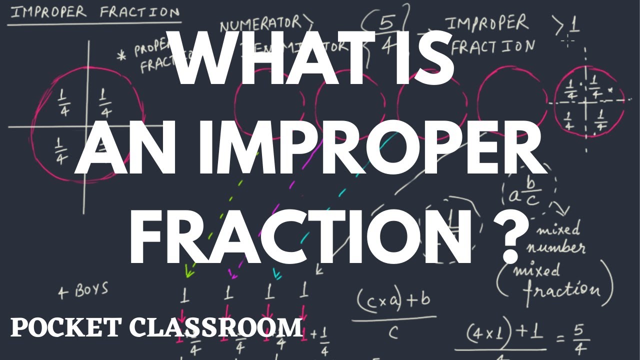What is an Improper Fraction? || Difference Between Proper Fraction ...