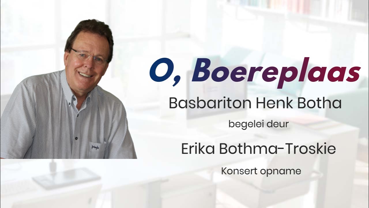 O, Boereplaas - YouTube