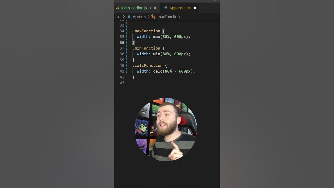 The 3 CSS Math Functions that you should know! #shorts - YouTube