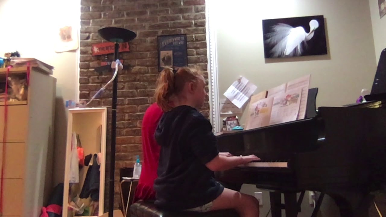 Eva plays Lamb At School - YouTube