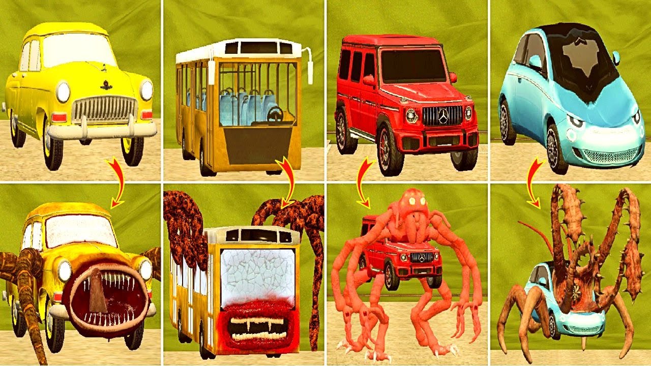 New Evolution Of Car Eater, Bus Eater, Truck Eater Monster | Bus Eater ...
