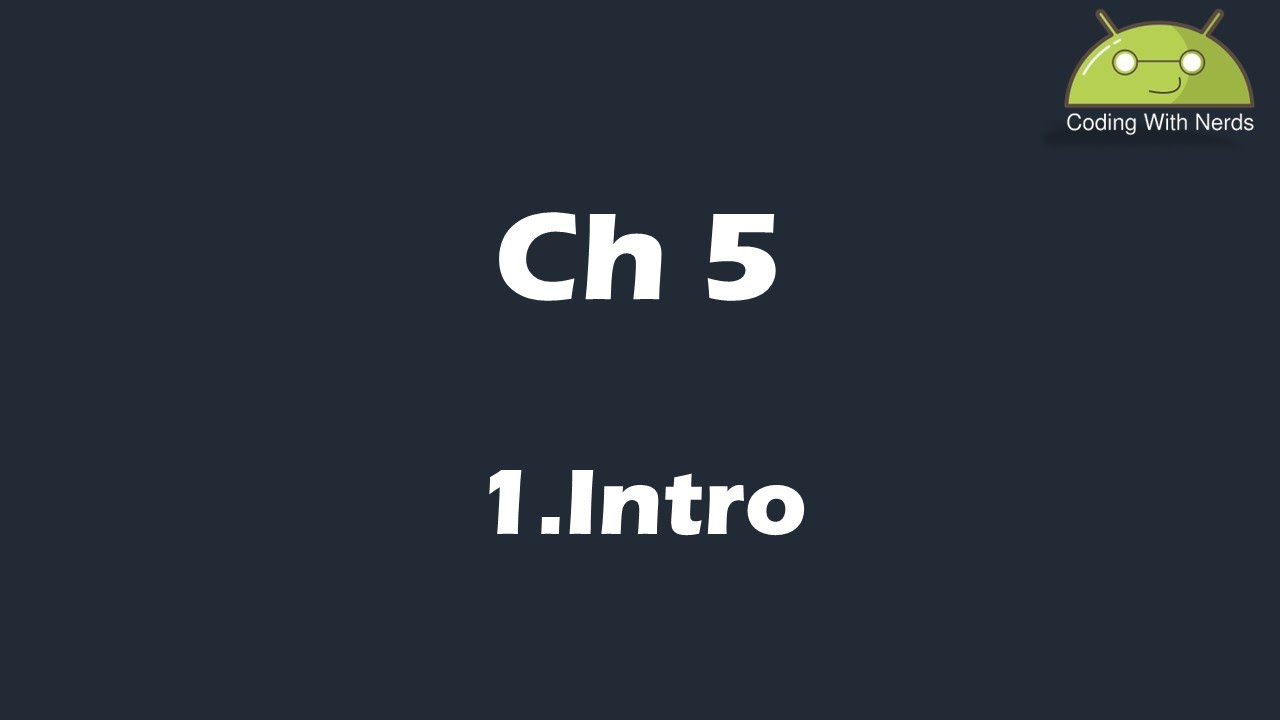 Ch5 | 1.Intro - YouTube