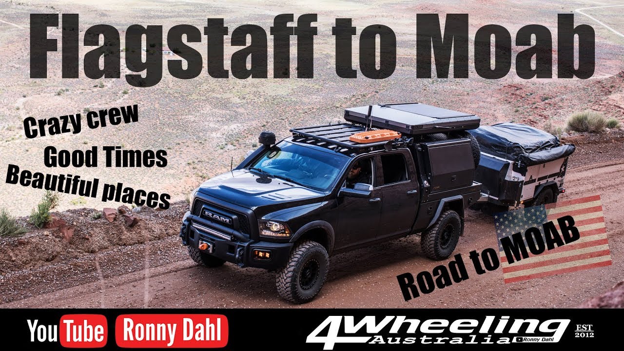Road to MOAB 4 Wheeling UTAH, Flagstaff to MOAB - YouTube