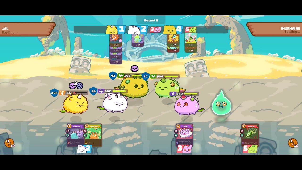 Who is more poisonous? Axie Infinity Gameplay 1500 elo - YouTube