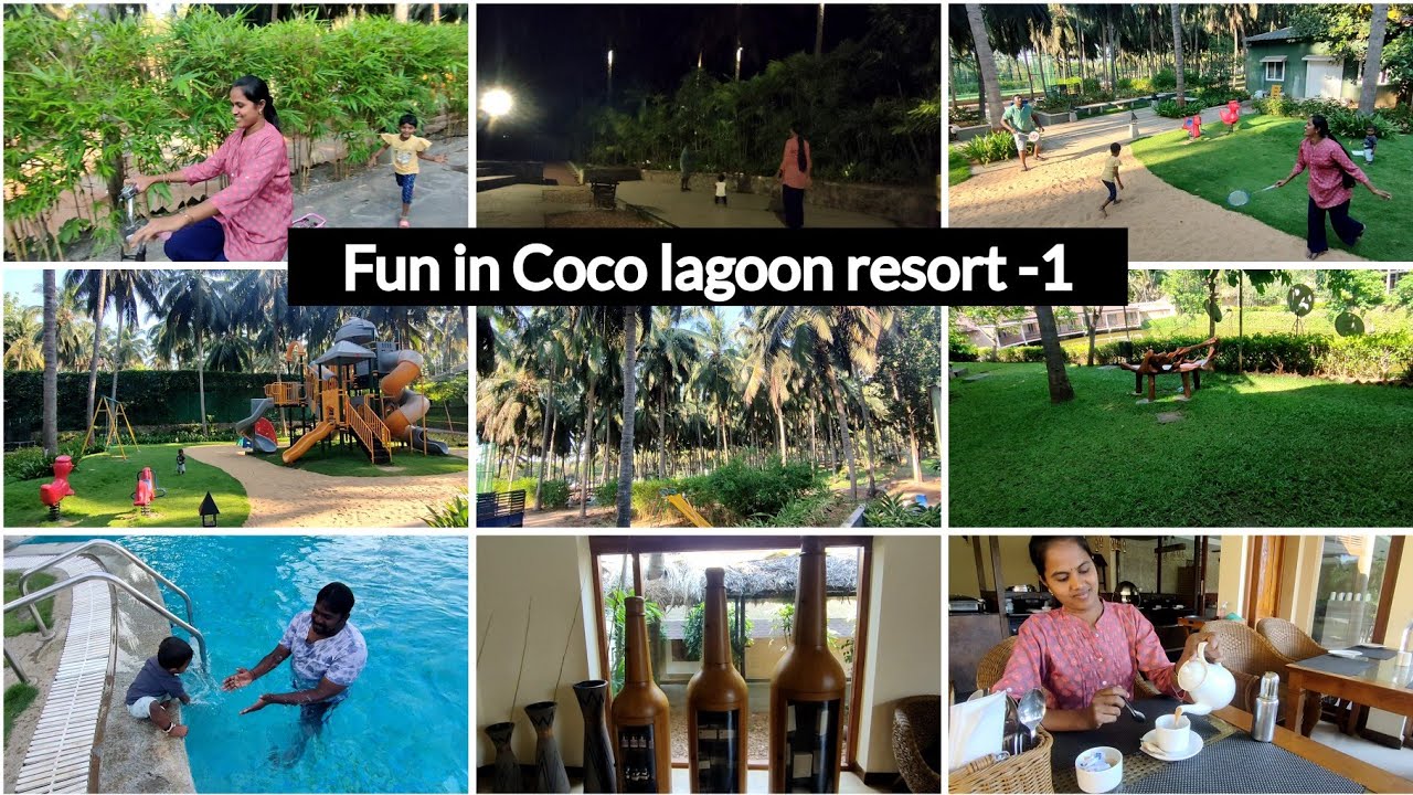 Summer vacation Trip- Coco Lagoon Resort Pollachi -1||Lunch@Harni mess ...